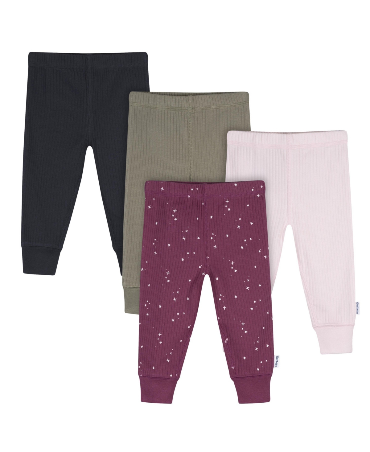 Click here for Gerber Baby Girls 0M - 24M Vanilla Active Pants  4... prices