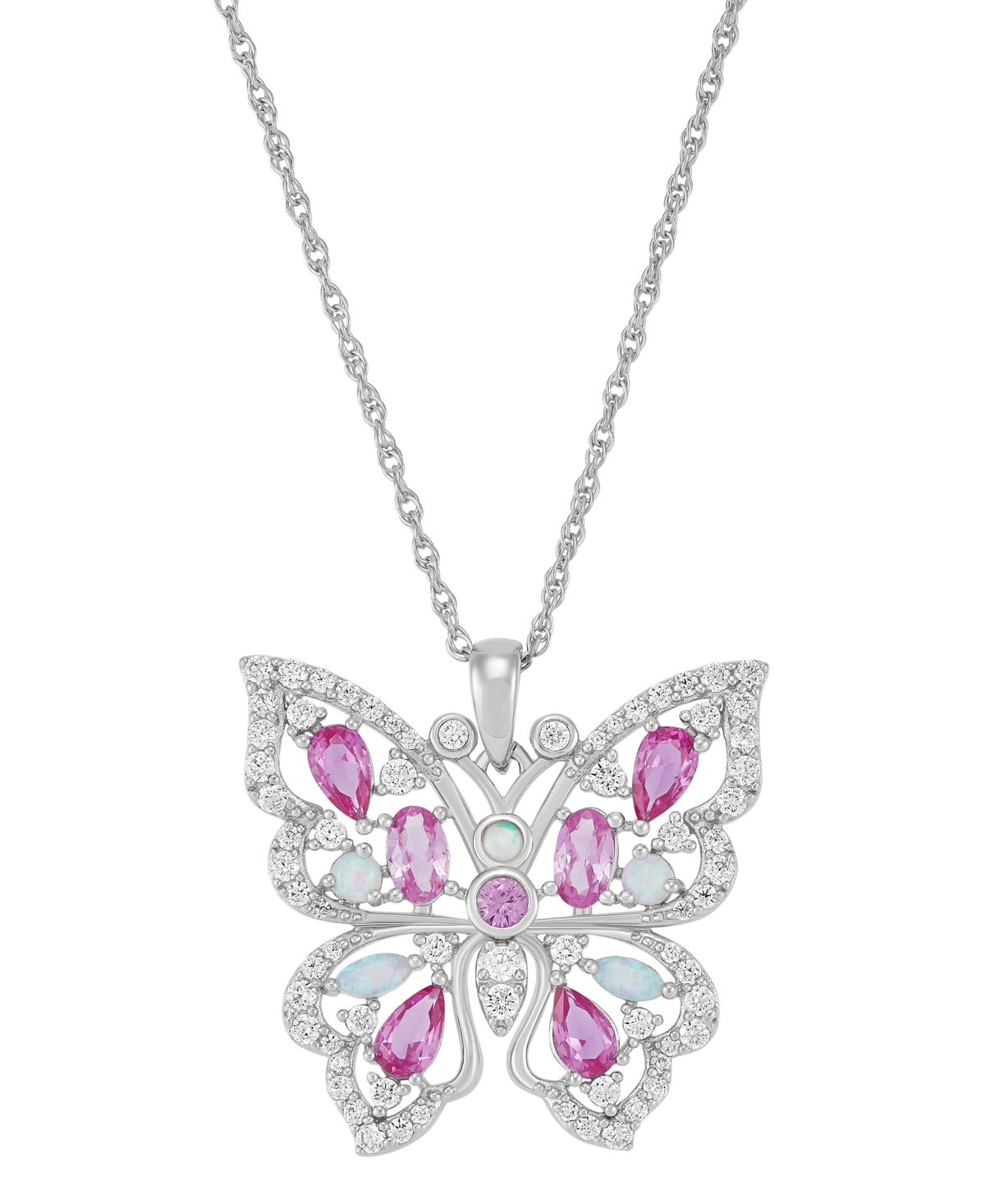 Click here for Macys Lab-Grown Opal (1/6 ct. t.w.)  Pink Sapphire... prices