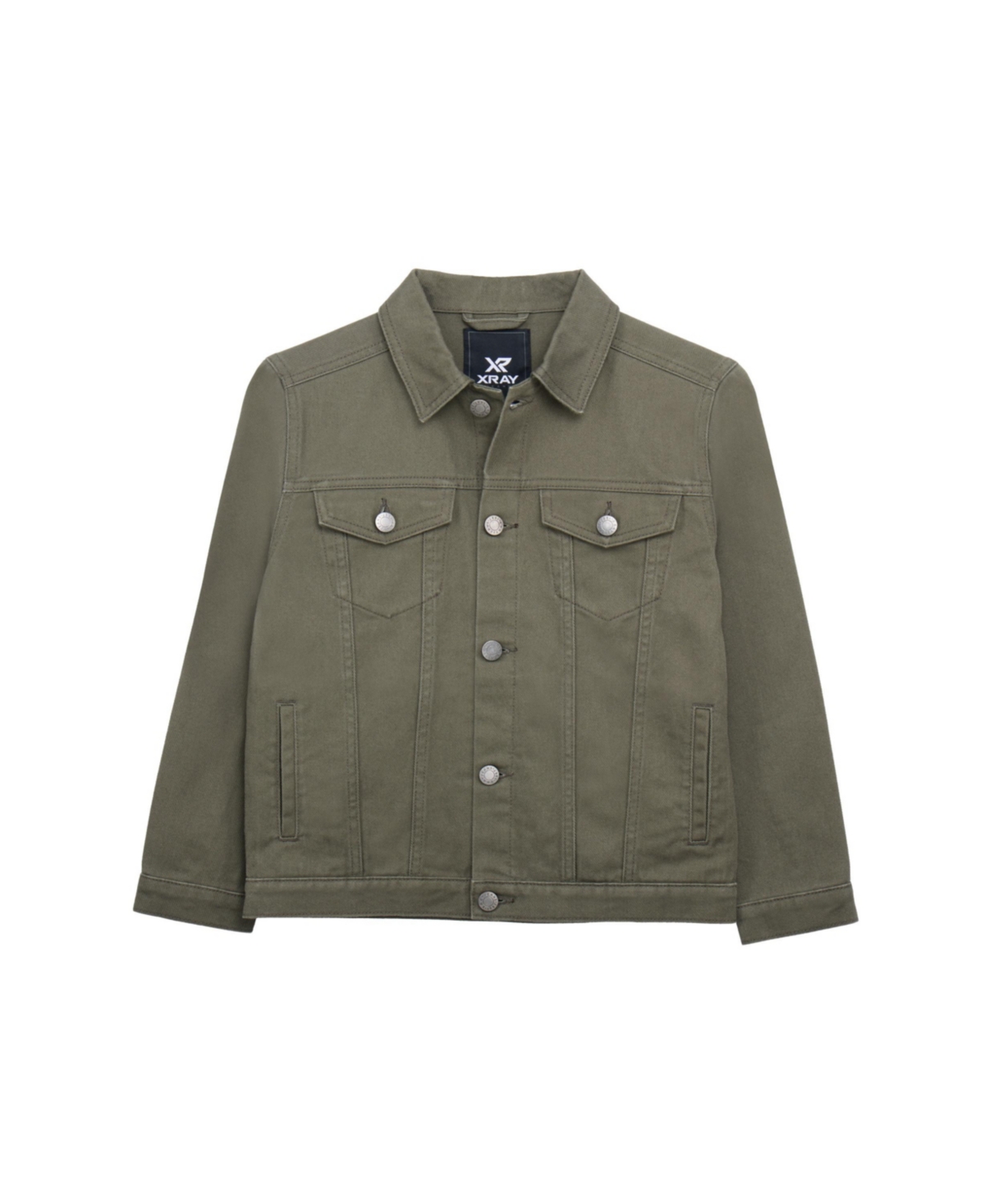 Click here for Xray Boys S- Xl Trucker Denim Jacket - Plain olive prices