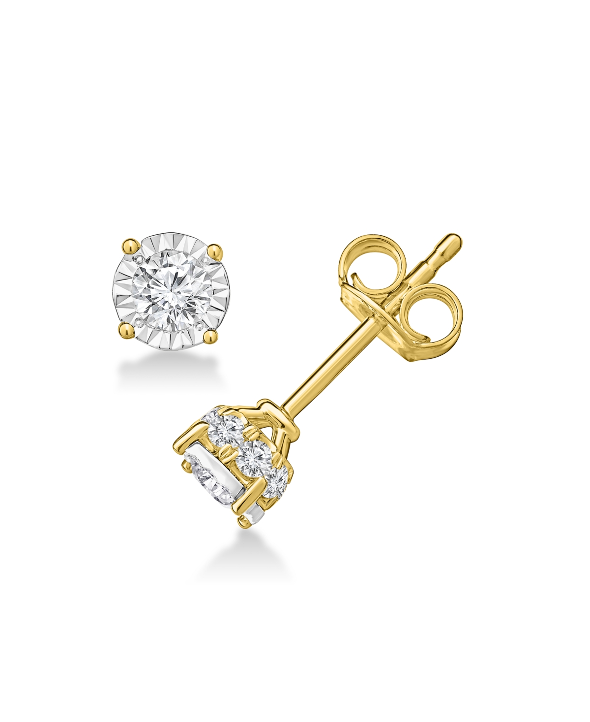 Click here for TruMiracle Diamond Stud Earrings (5/8 ct. t.w.) in... prices