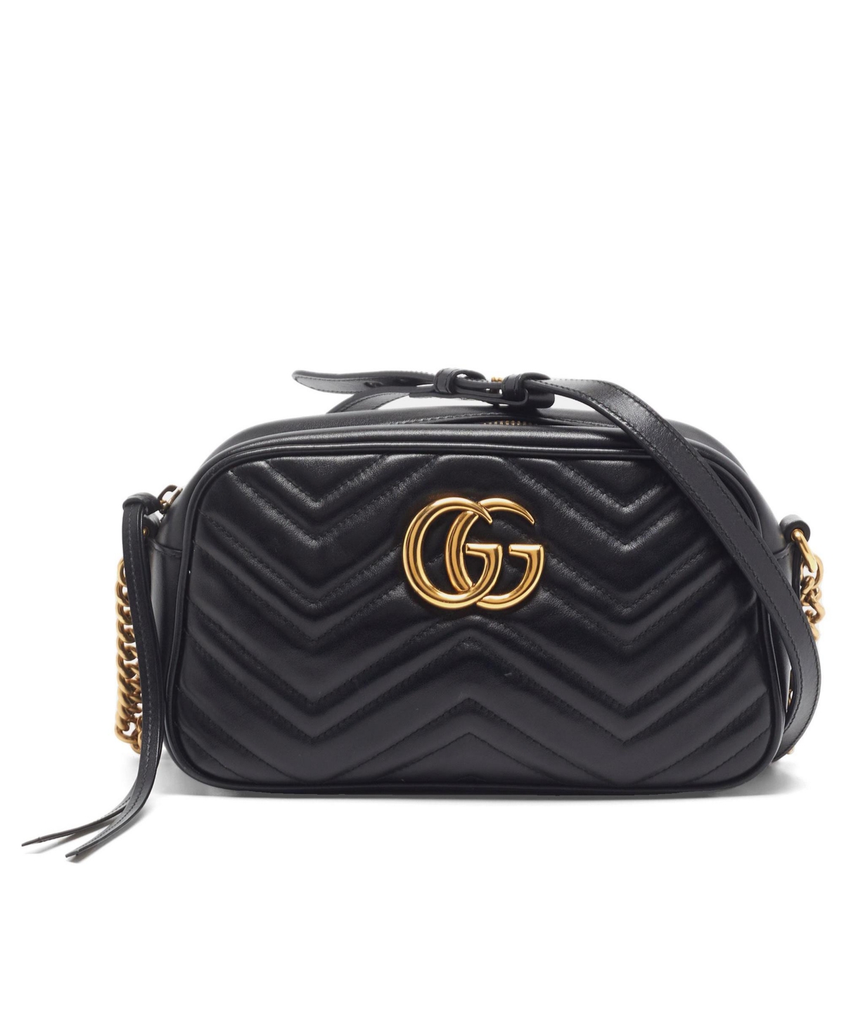 Click here for Pre-Owned Gucci Womens Leather Shoulder Bag - Blac... prices