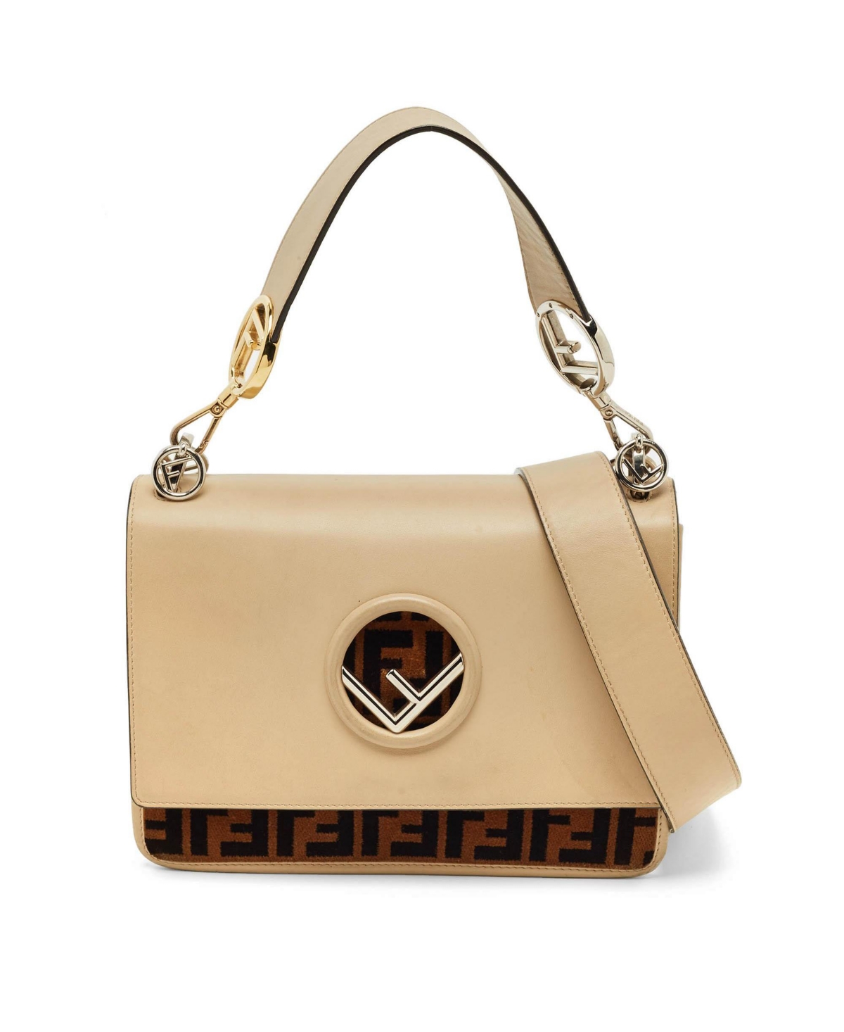 Click here for Pre-Owned Fendi Womens Coated Canvas bag - Beige prices