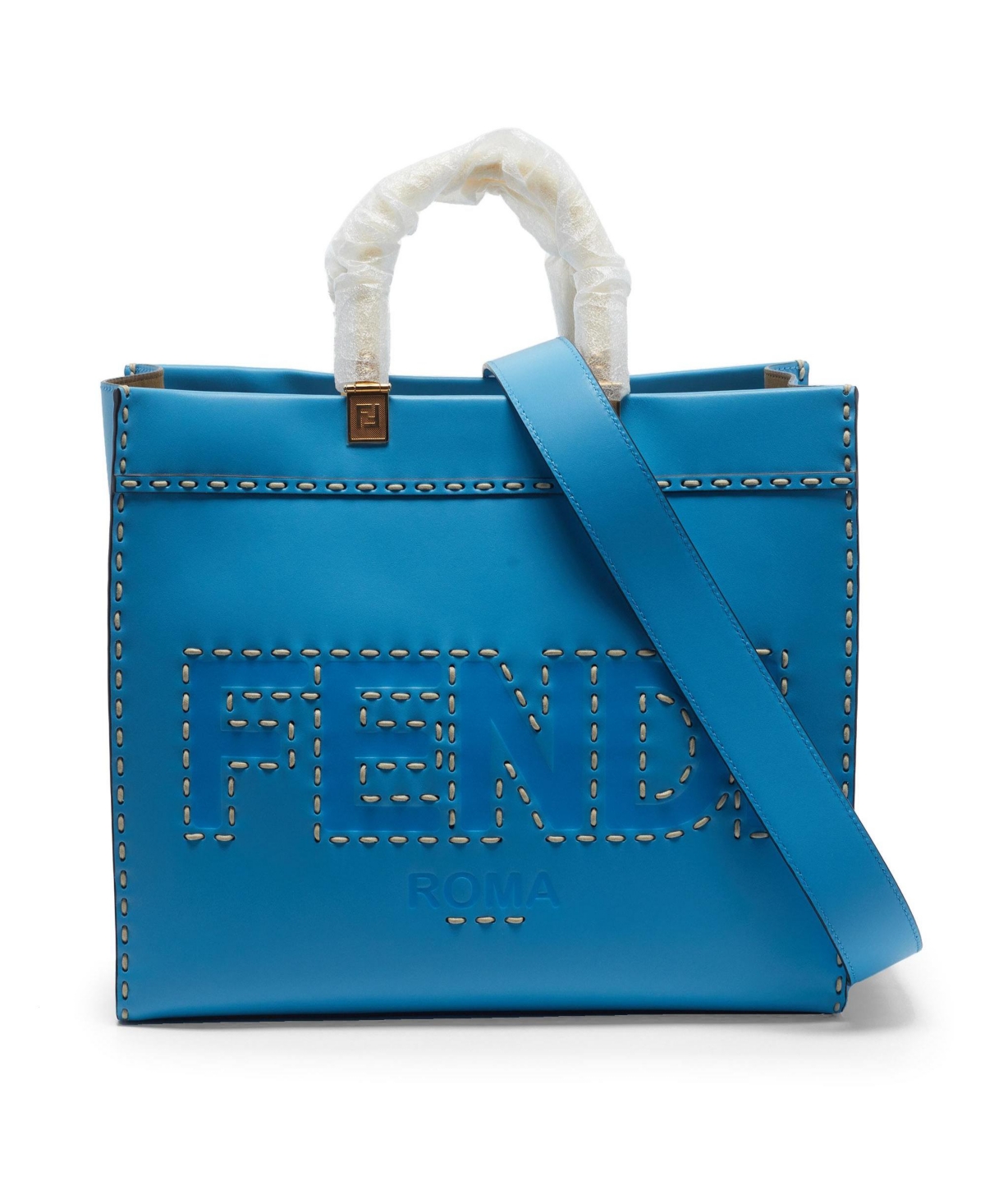 Click here for Pre-Owned Fendi Womens Sunshine Leather Shopper To... prices