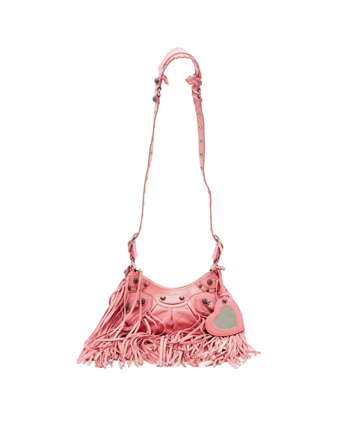 Click here for Pre-Owned Balenciaga Womens Le Cagole Xs Fringed L... prices