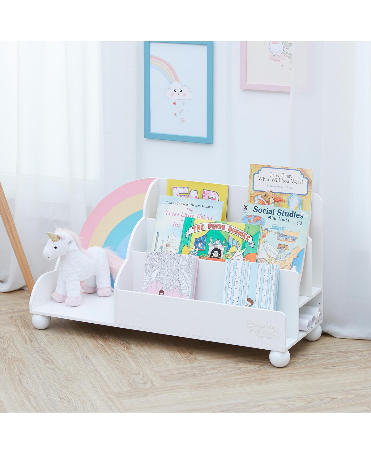 Click here for Teamson Kids - Rainbow Wooden Display Bookcase prices