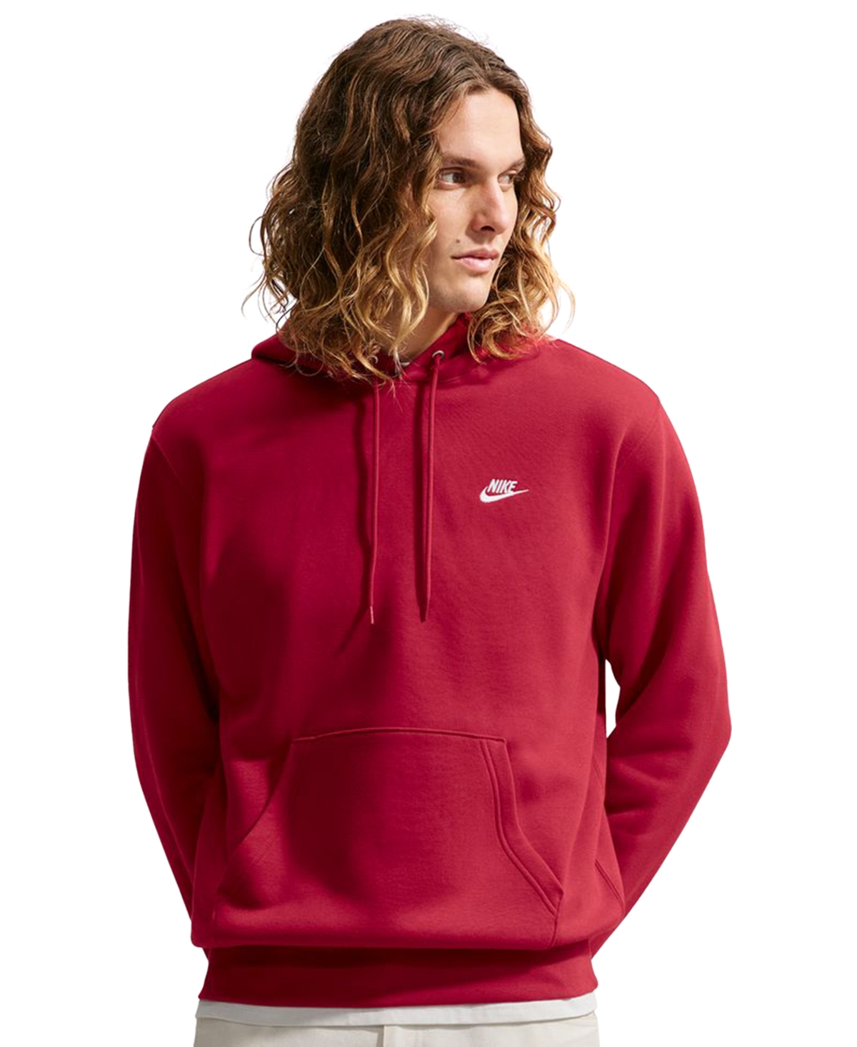 Click here for Nike Club Mens Pullover Fleece Logo Hoodie - Tough... prices