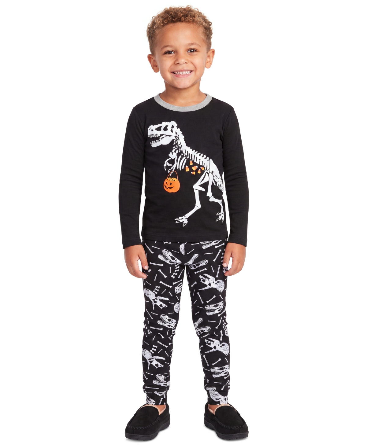 Click here for Andy & Evan Toddler Boys 2T-4T Skeleton Dino Print... prices