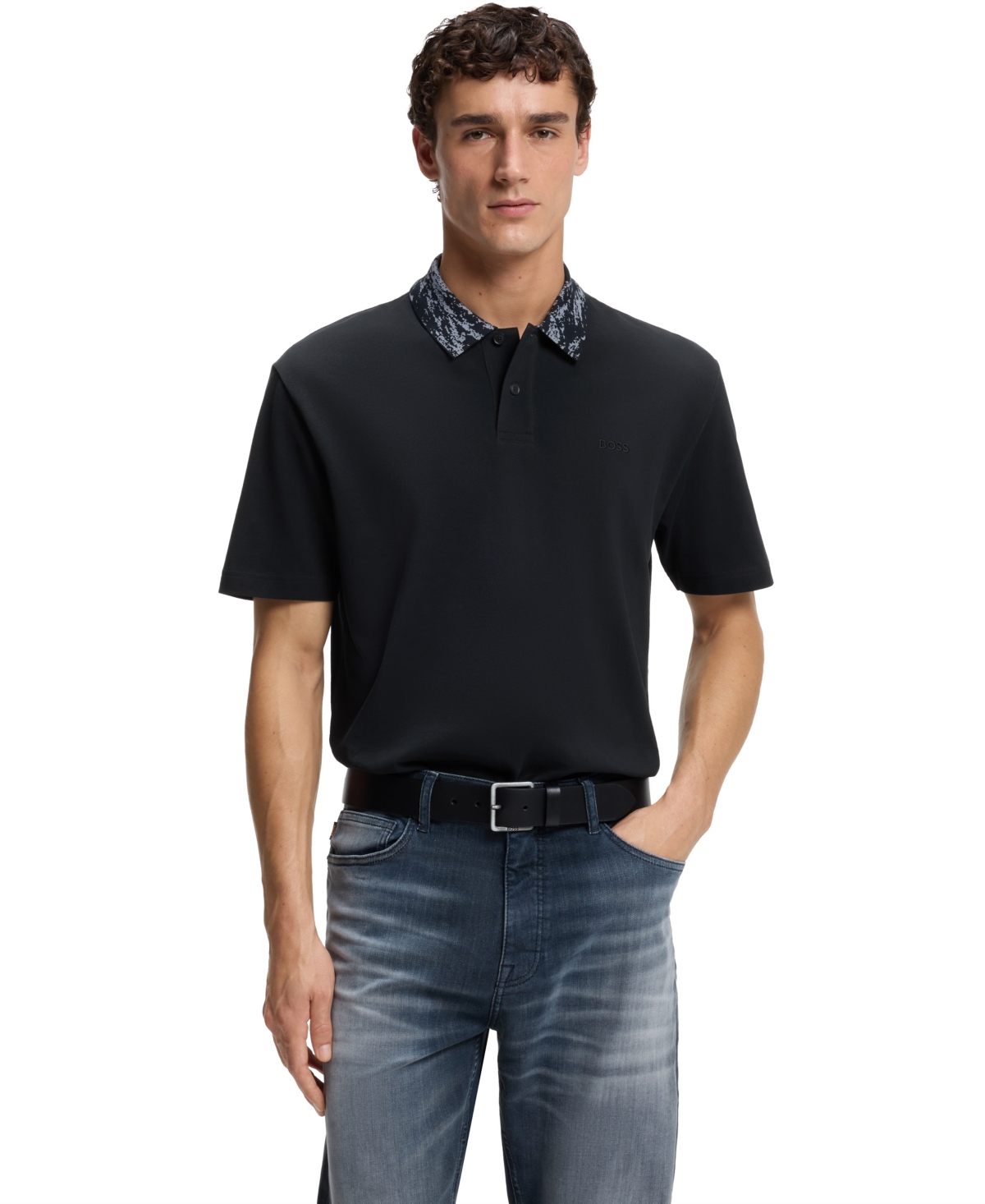 Click here for Boss by Hugo Boss Mens Cotton-Pique Regular-Fit Po... prices