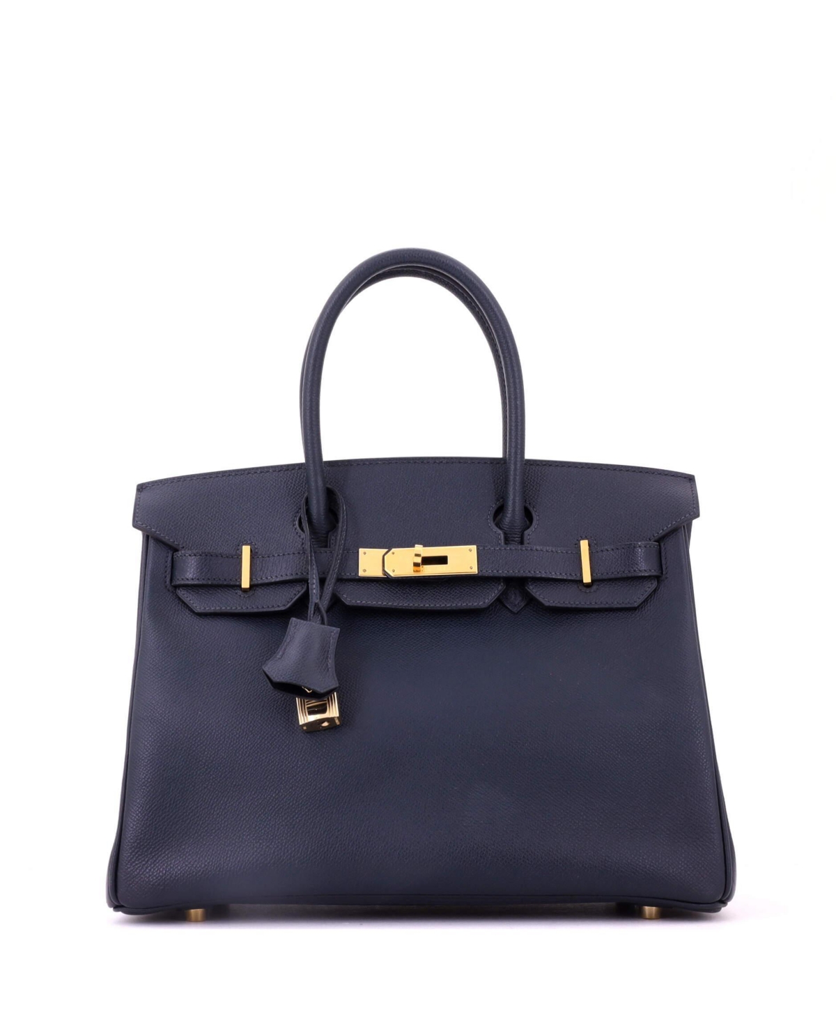 Click here for Pre-Owned Hermes Birkin 30 Handbag Blue Epsom with... prices