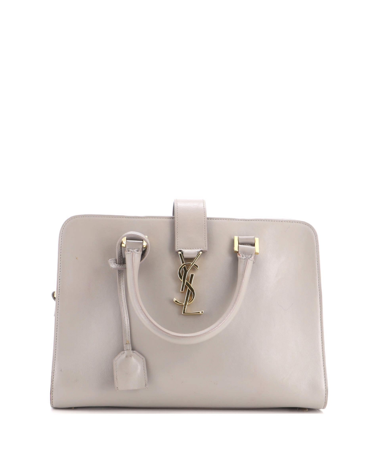 Click here for Pre-Owned Saint Laurent Baby Monogram Cabas Leathe... prices