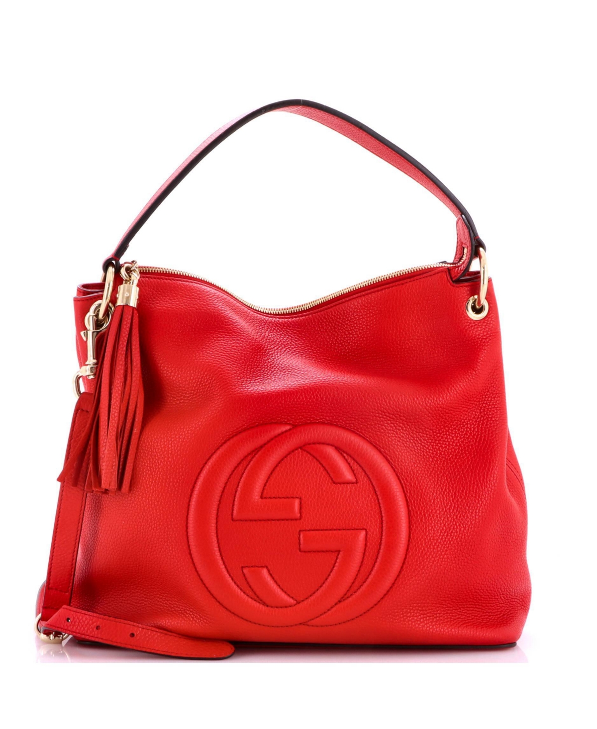 Click here for Pre-Owned Gucci Large Soho Convertible Hobo Leathe... prices