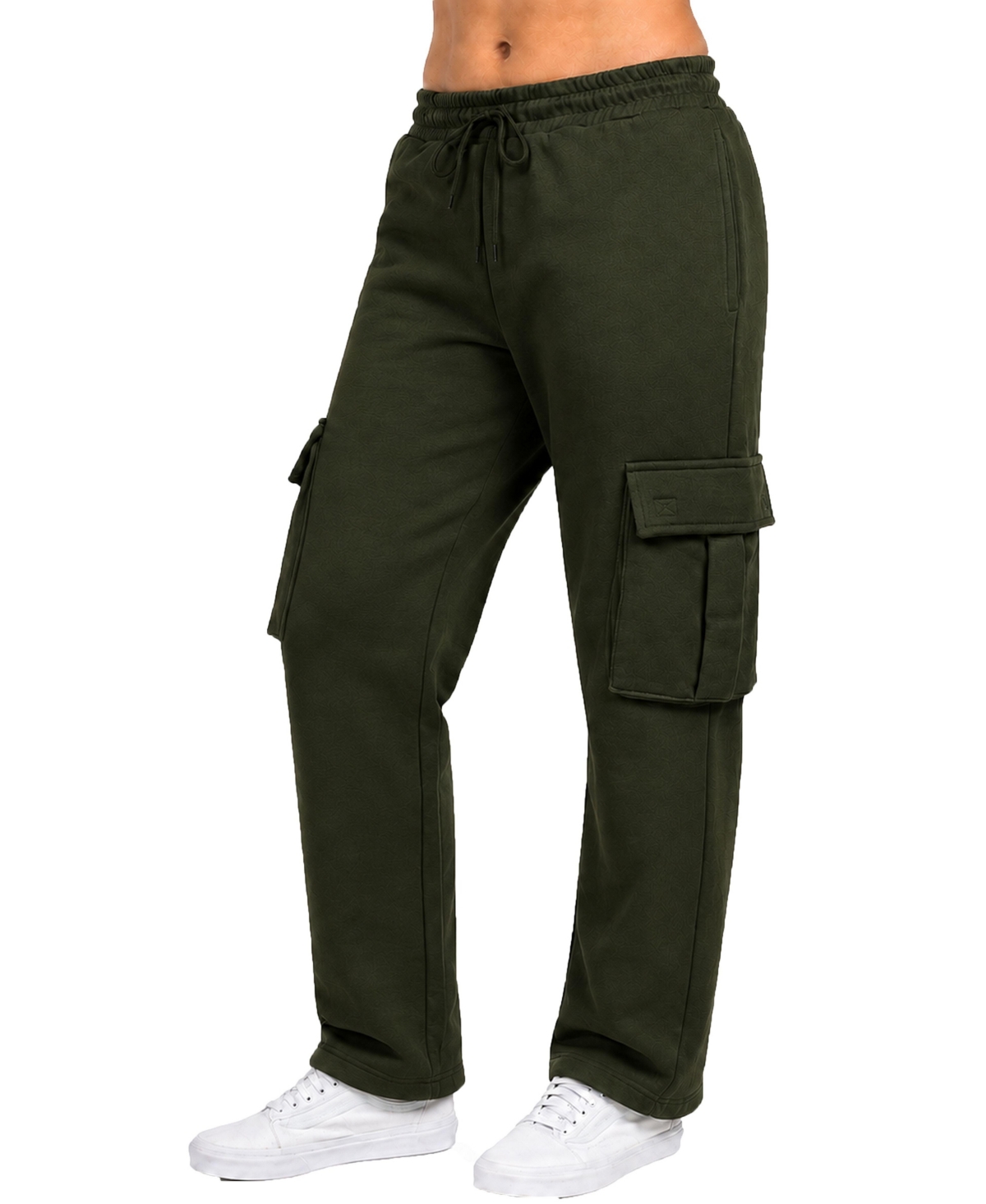 Click here for Blue Ice Womens Loose-Fit Cargo Pockets Open-Botto... prices