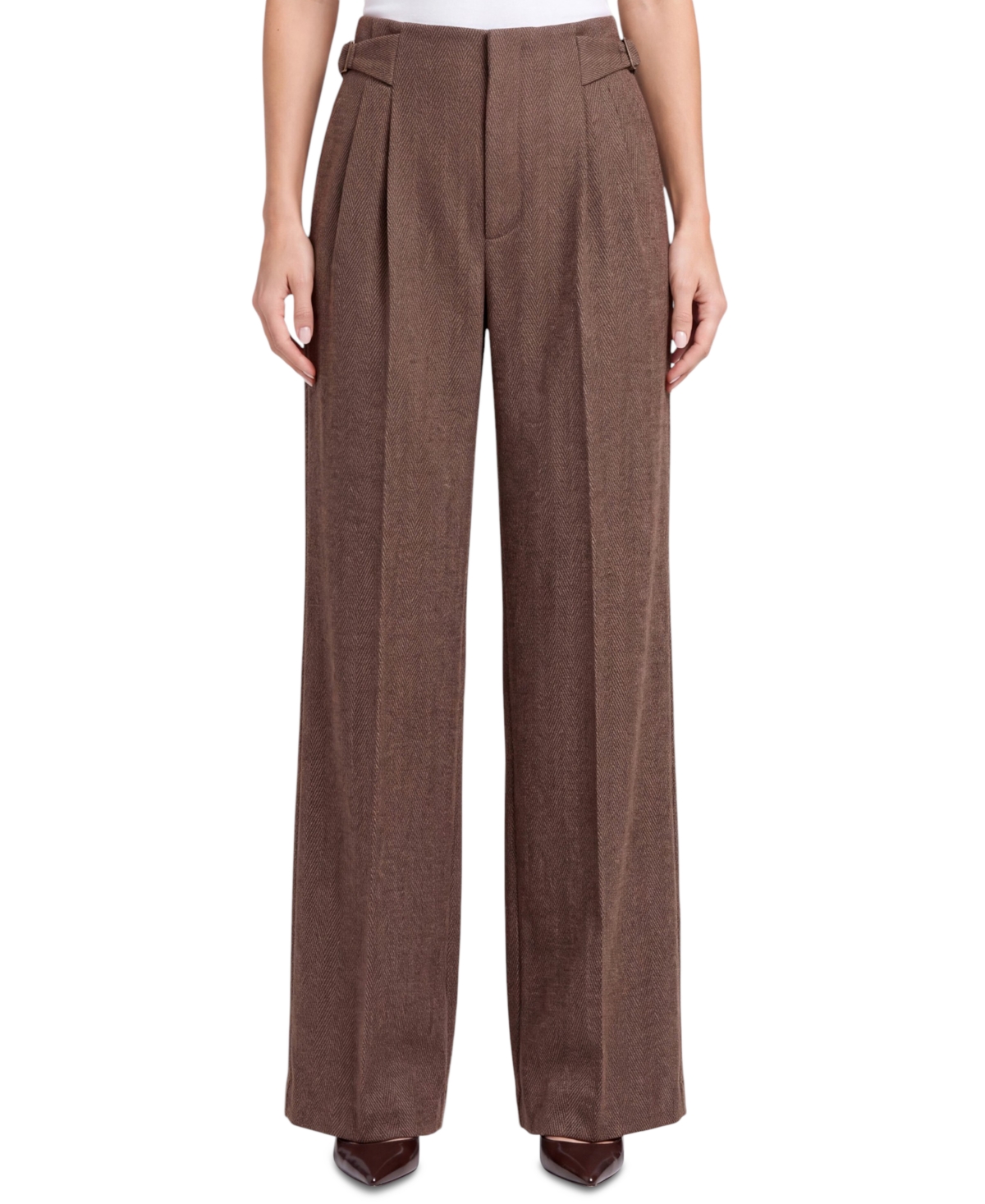 Click here for Liverpool Los Angeles Womens High-Rise Pleated Wid... prices
