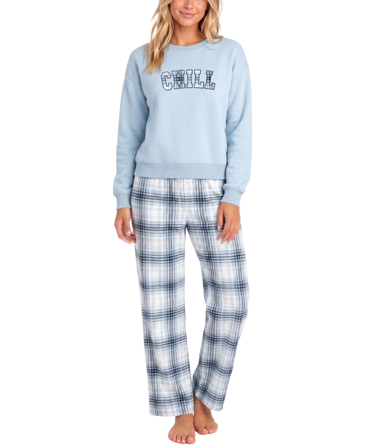 Click here for Roudelain Womens Plaid Flannel Top and Pants Pajam... prices