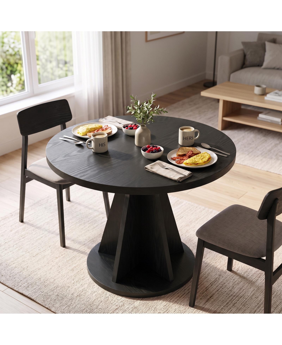 Click here for Gaomon 31.5 Inch Round Dining Table For 4 Persons... prices