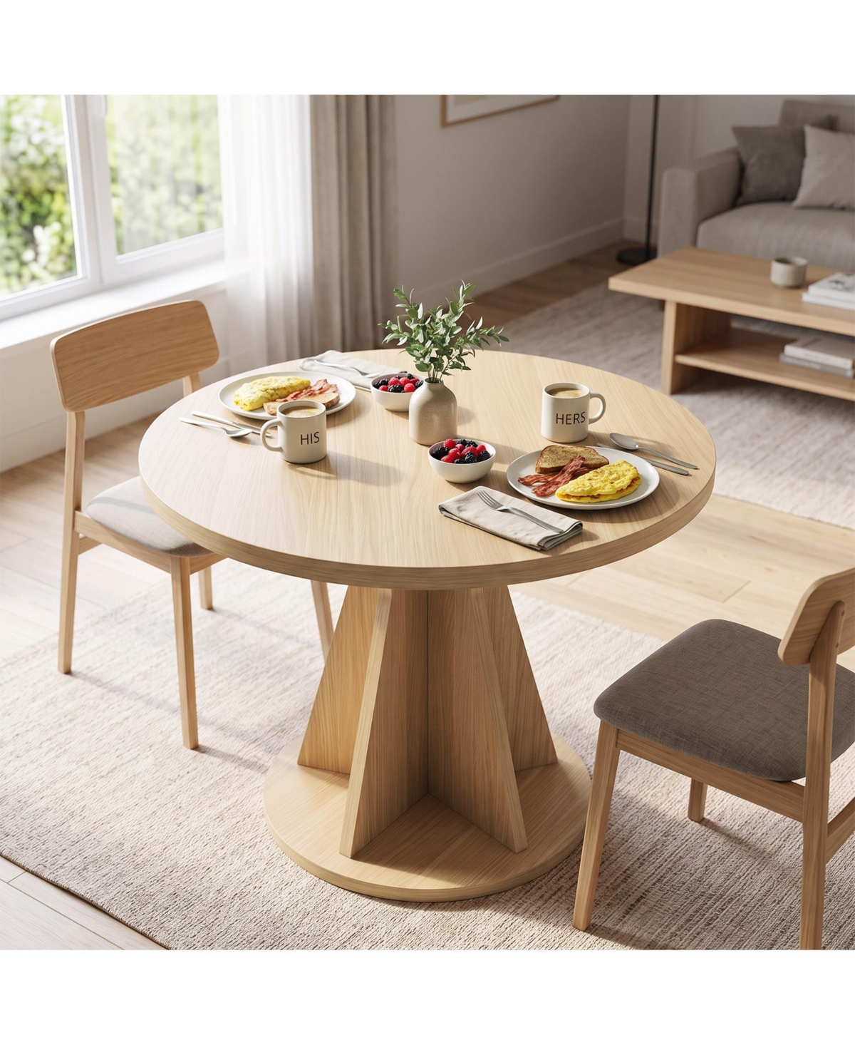 Click here for Gaomon 31.5 Inch Round Dining Table For 4 Persons... prices