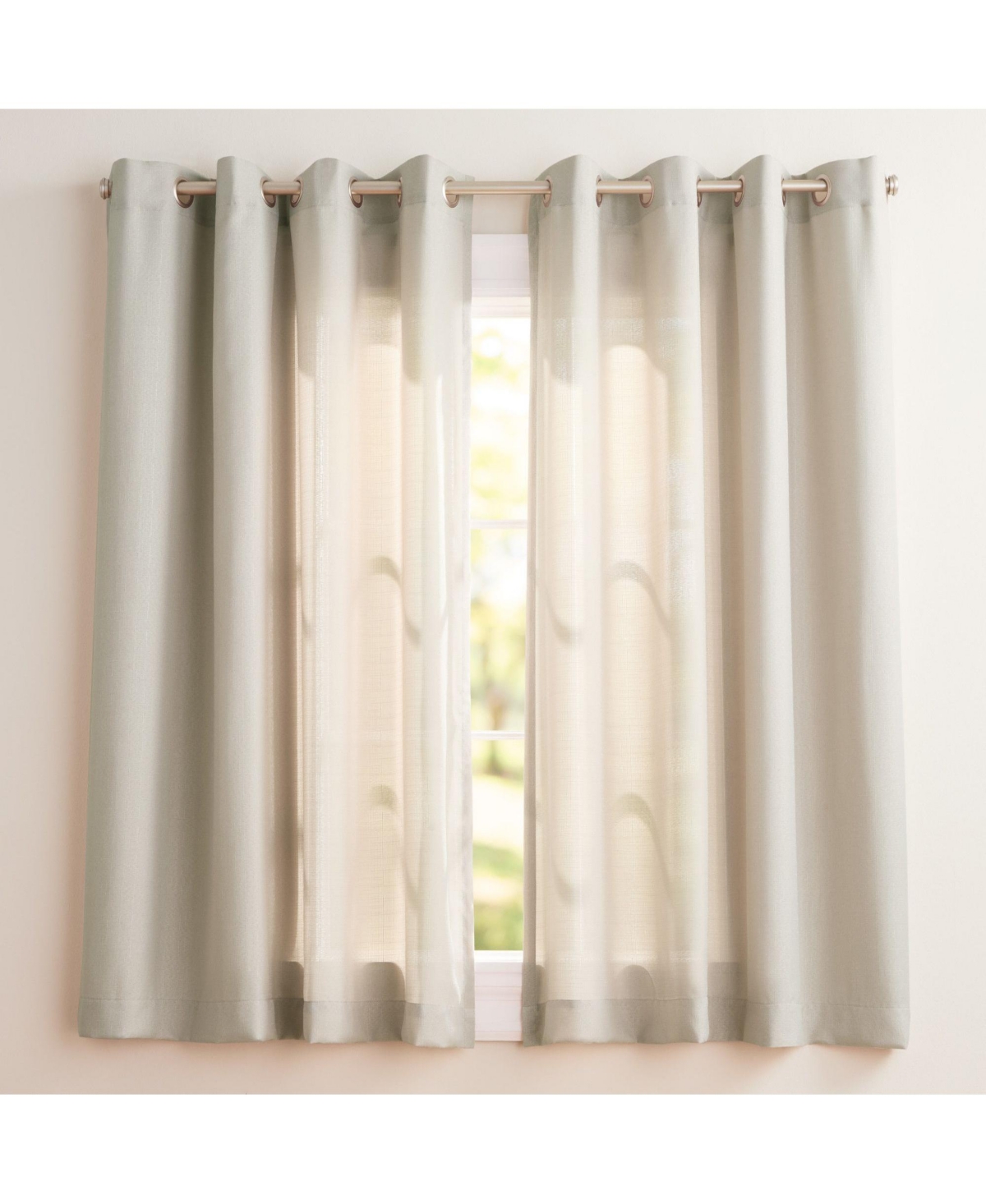 Click here for Loha Light Filtering  Grommet Top Curtain Panels (... prices