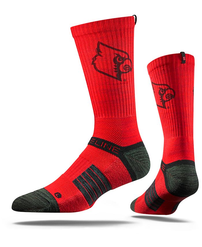 Strideline Men's Louisville Cardinals Crew Socks - Macy's