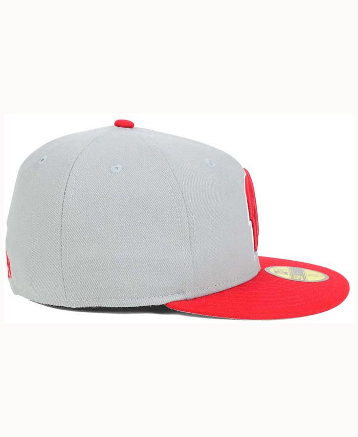 New Era Wisconsin Badgers Grayson 59FIFTY Fitted Cap - Macy's