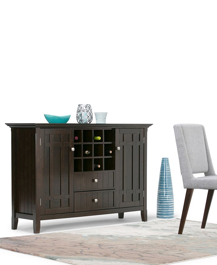 Simpli Home Westminister Sideboard Buffet & Wine Rack - Macy's