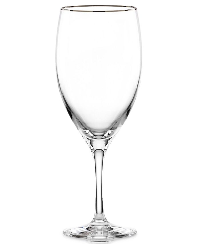 Lenox Stemware, Timeless Platinum Signature All Purpose Glass - Macy's