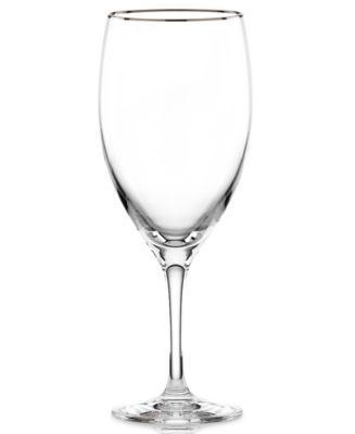 Lenox Stemware, Timeless Platinum Signature All Purpose Glass - Macy's
