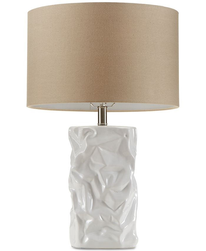 Madison Park Signature CLOSEOUT! Madison Park Crimp Ceramic Table Lamp ...