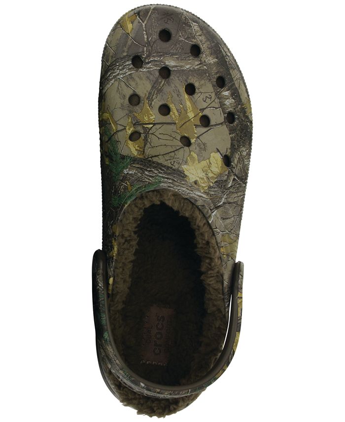 Crocs Men's Classic Realtree Xtra Lined Clogs - Macy's
