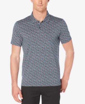 Perry Ellis Men's Floral-Print Polo - Macy's