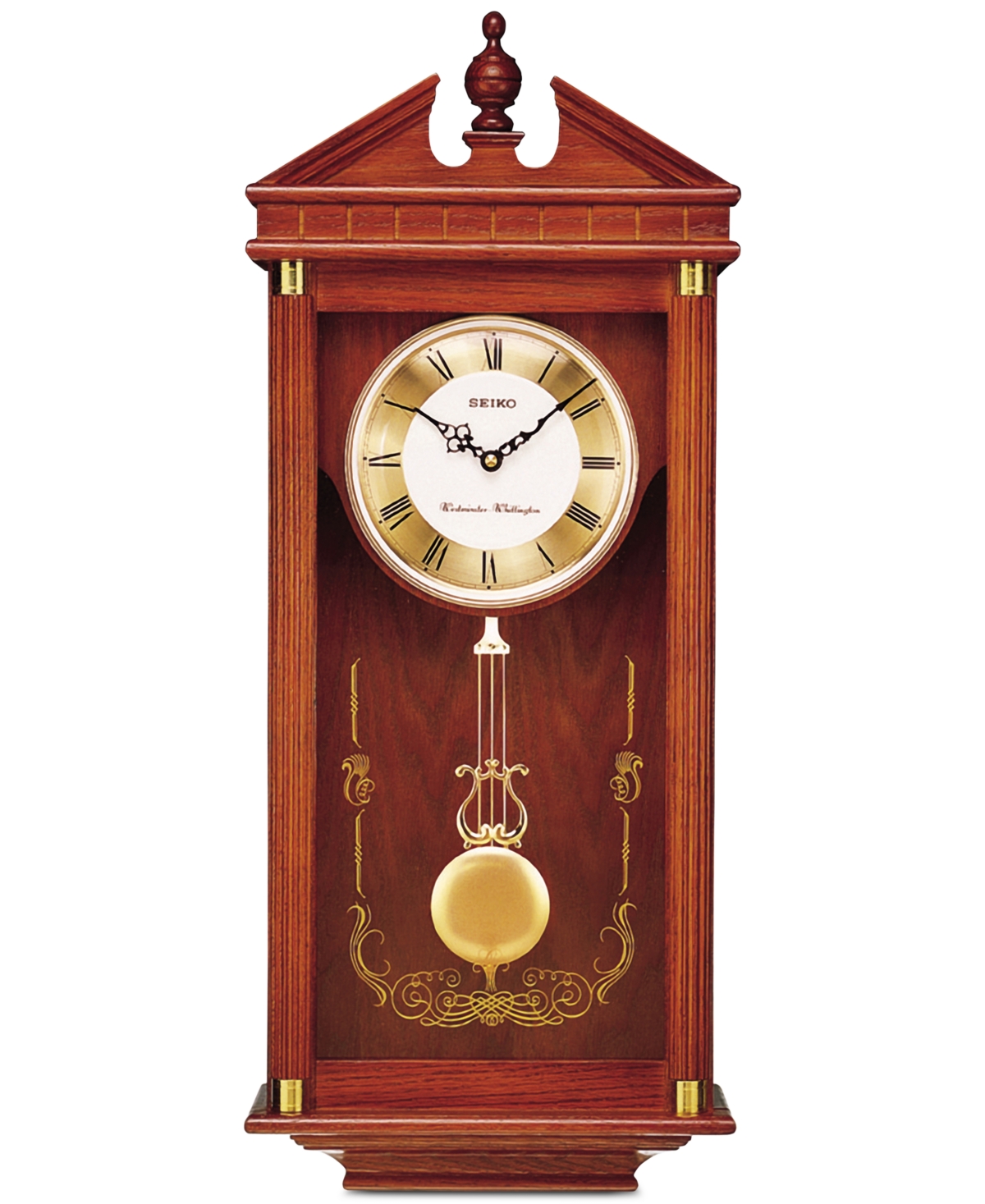 Click here for Seiko Oak Wall Clock - Brown prices