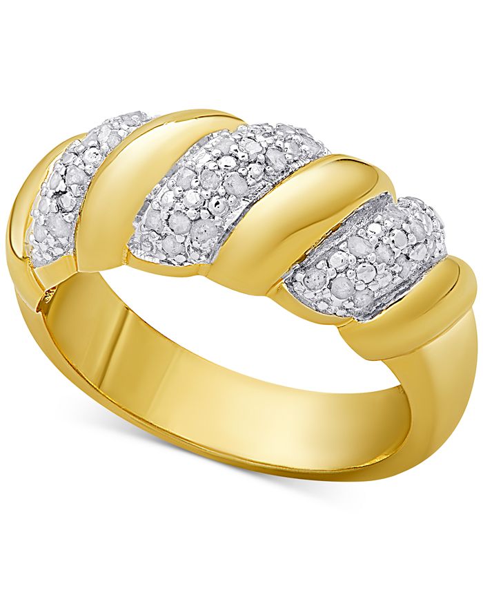 Victoria Townsend Diamond San Marco Ring (1/4 ct. t.w.) in Sterling ...