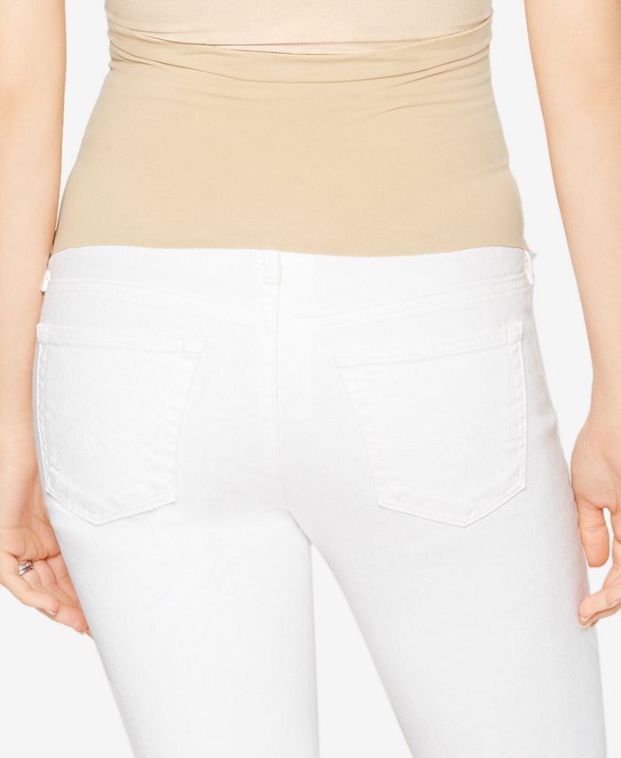 AG Jeans Maternity White Wash Skinny Jeans - Macy's