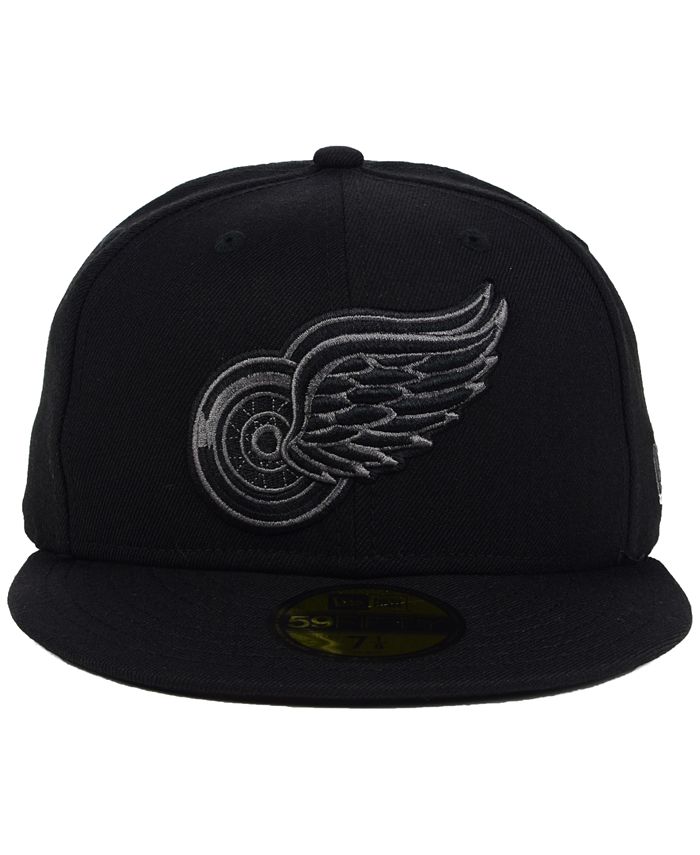 New Era Detroit Red Wings Black Graph 59FIFTY Cap - Macy's