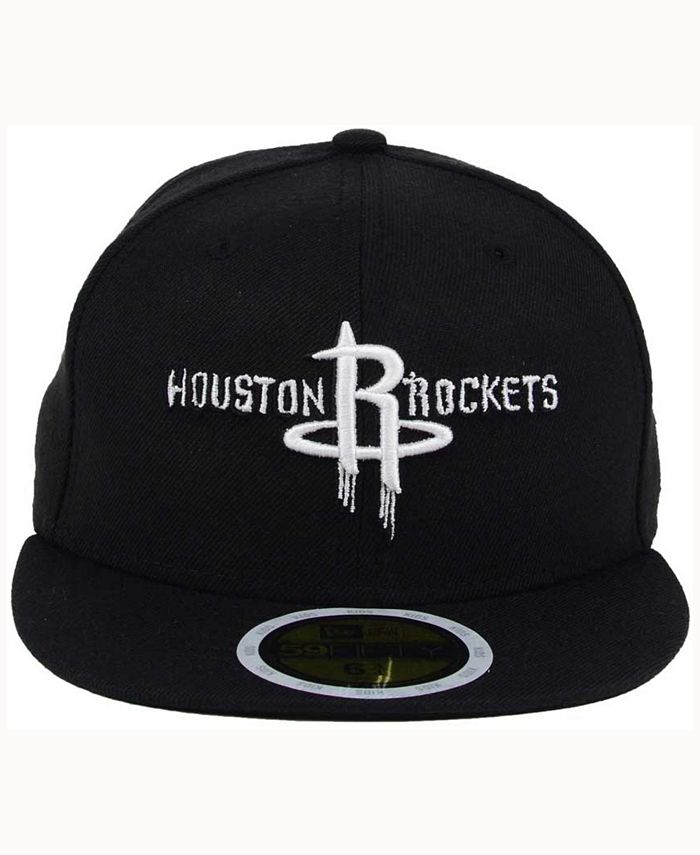 New Era Kids' Houston Rockets Black White 59FIFTY Cap - Macy's