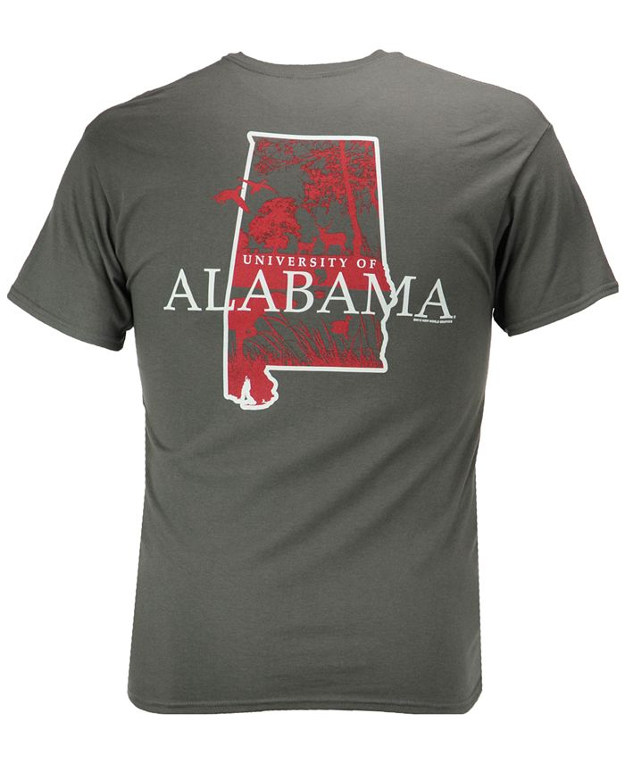 New World Graphics Men's Alabama Crimson Tide State Sportsman T-Shirt ...
