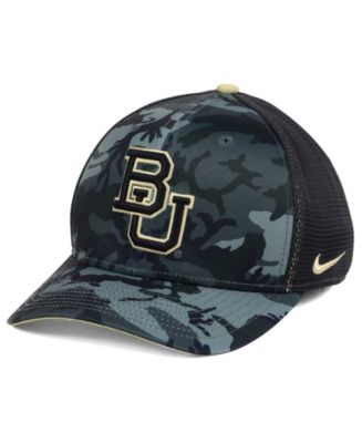 Nike Baylor Bears Camo Hook Swooshflex Cap - Macy's