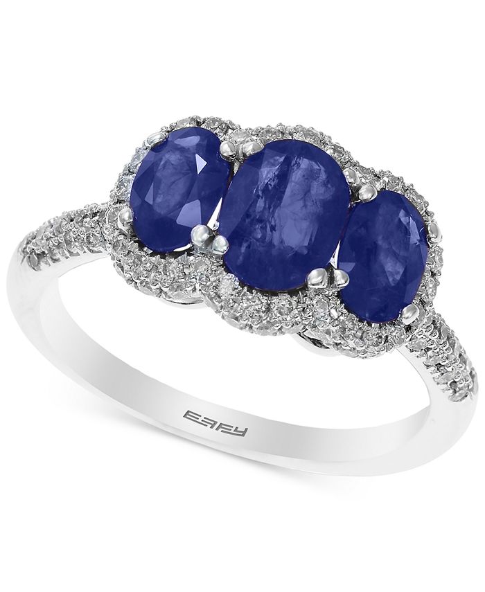 EFFY Collection Effy Final Call Sapphire (2-1/10 ct. t.w.) and Diamond ...