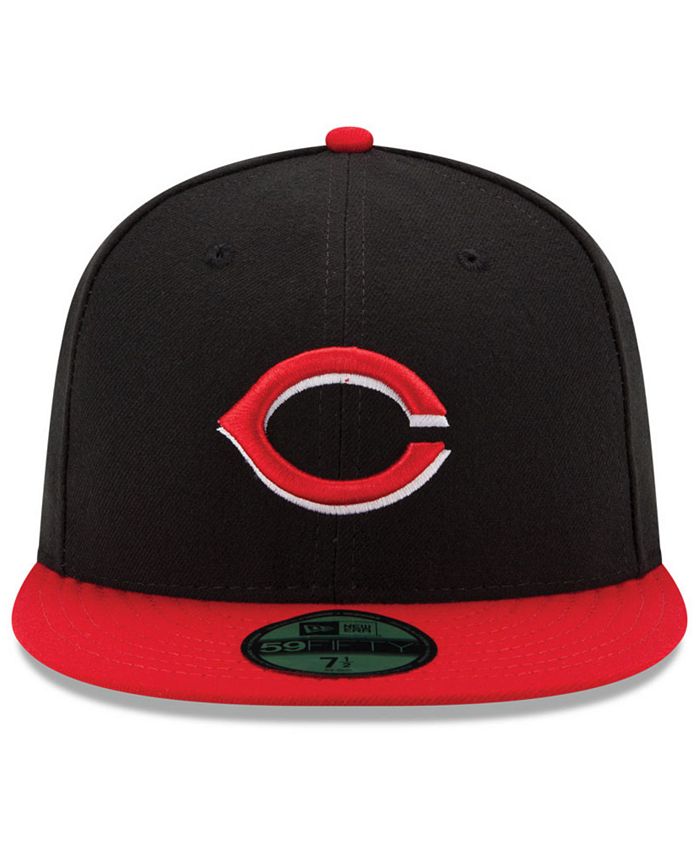 New Era Cincinnati Reds Authentic Collection 59FIFTY Fitted Cap - Macy's