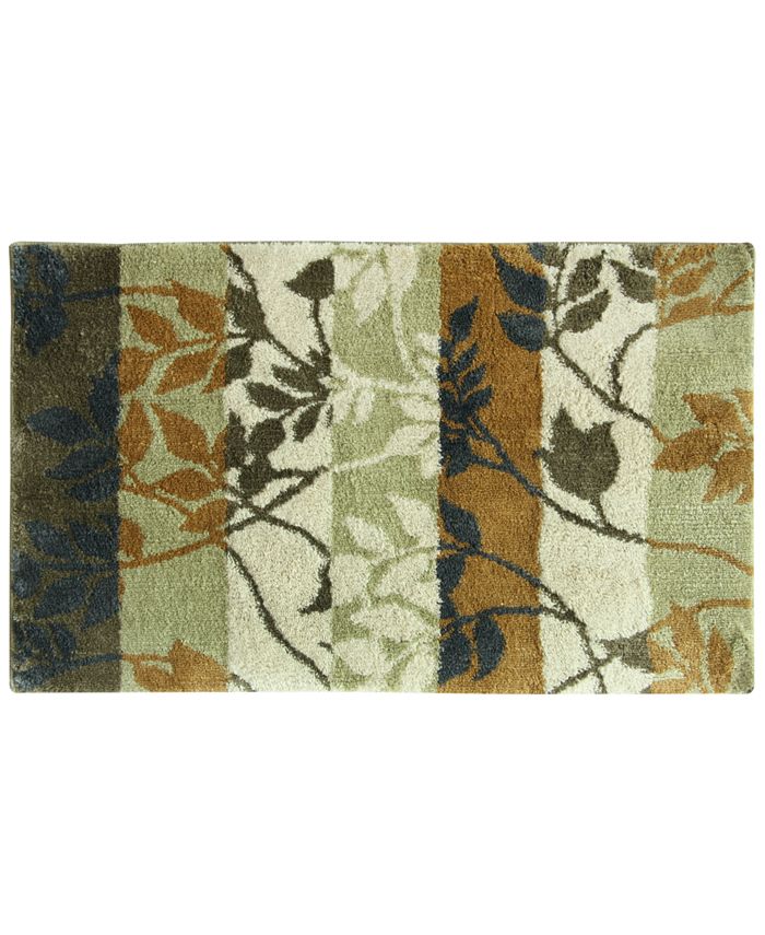 Bacova Cashlon Tonal Vine Gold 20" x 32" Accent Rug - Macy's