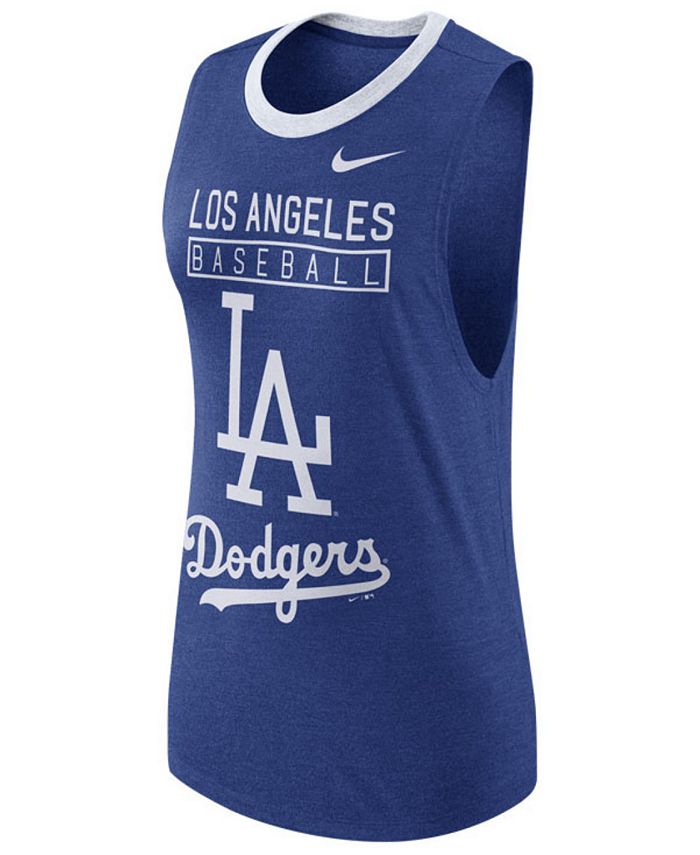 Nike Women's Los Angeles Dodgers Muscle Tank - Macy's