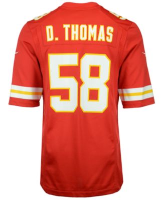 Nike Men's Derrick Thomas Kansas City Chiefs Retired Game Jersey - Macy's