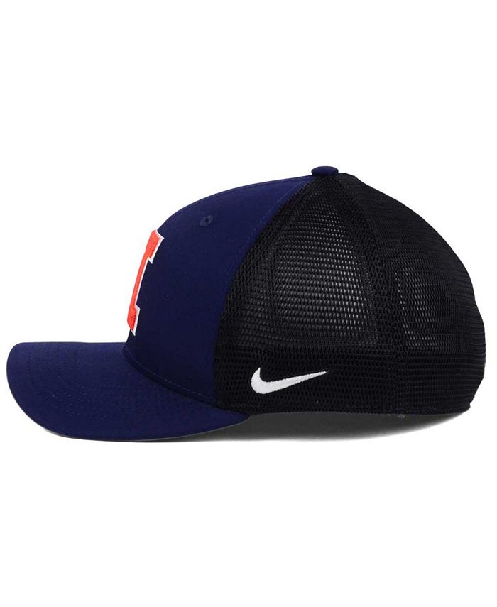 Nike Illinois Fighting Illini Aero Bill Mesh Swooshflex Cap - Macy's