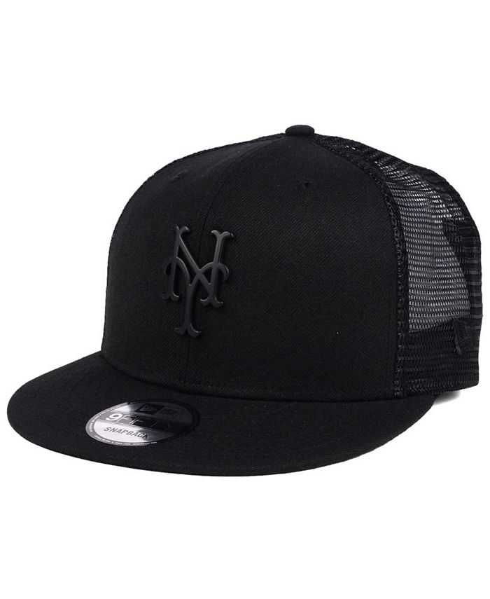 New Era New York Mets Matte Metal Trucker Cap - Macy's