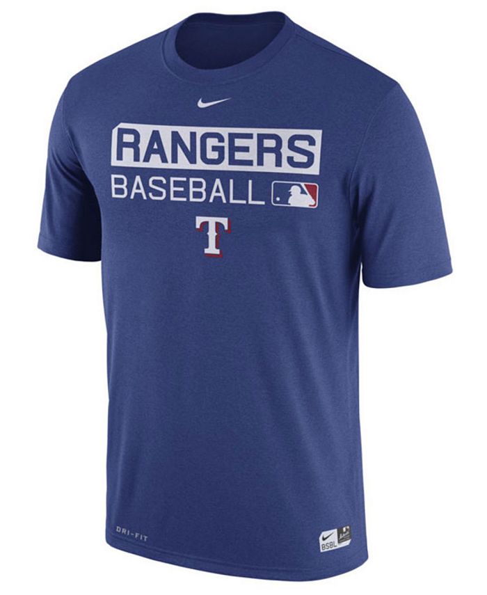 Nike Men's Texas Rangers Legend Team Issue Dri-FIT T-Shirt - Macy's