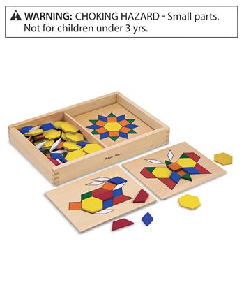 Melissa and Doug Melissa & Doug Pattern Blocks and Boards - Classic Toy ...