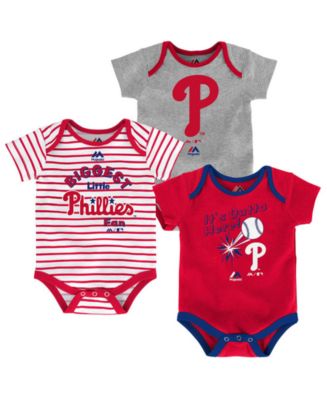 Majestic Philadelphia Phillies Homerun 3-Piece Set, Baby Boys (0-9 ...