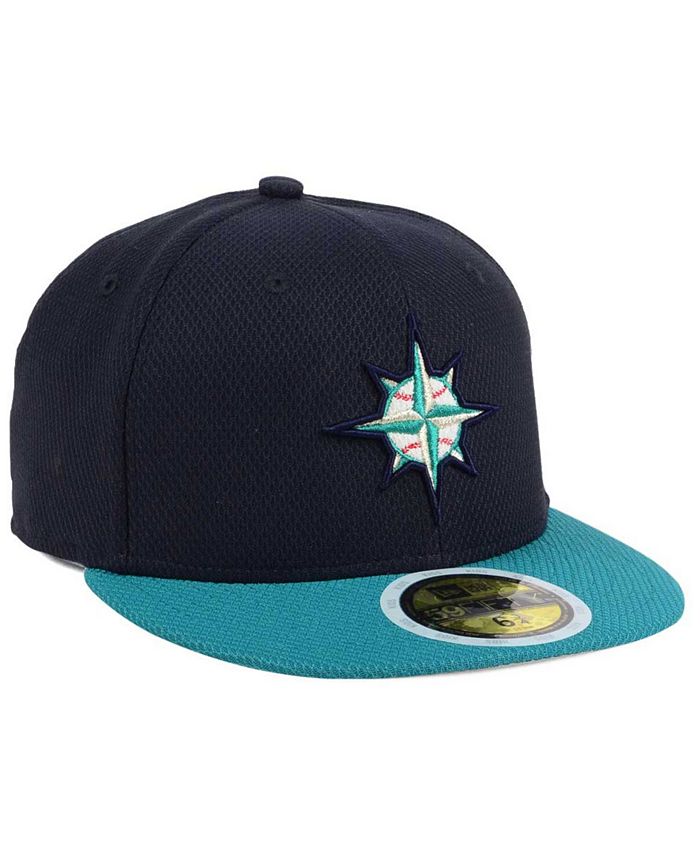 New Era Kids' Seattle Mariners Batting Practice Diamond Era 59FIFTY Cap ...