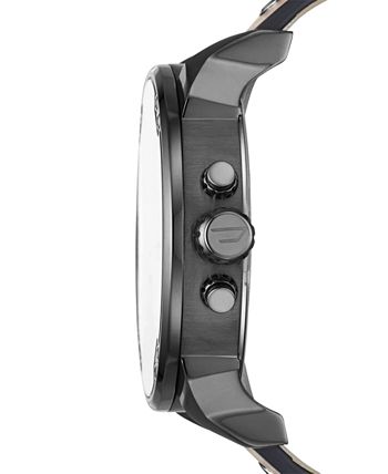 Diesel Men's Chronograph Mr. Daddy 2.0 Brown Leather Strap Watch 57mm ...