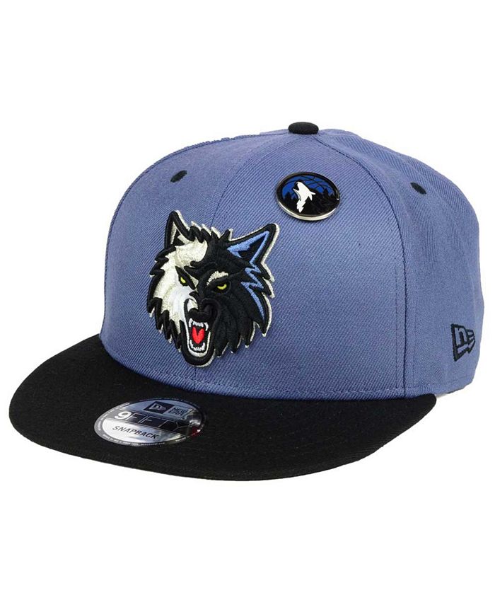 New Era Minnesota Timberwolves Pintastic 9FIFTY Snapback Cap - Macy's