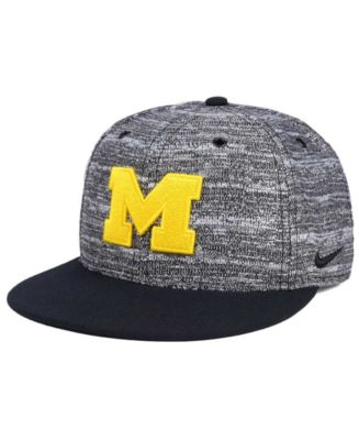 Nike Michigan Wolverines Col True Heathered Snapback Cap - Macy's